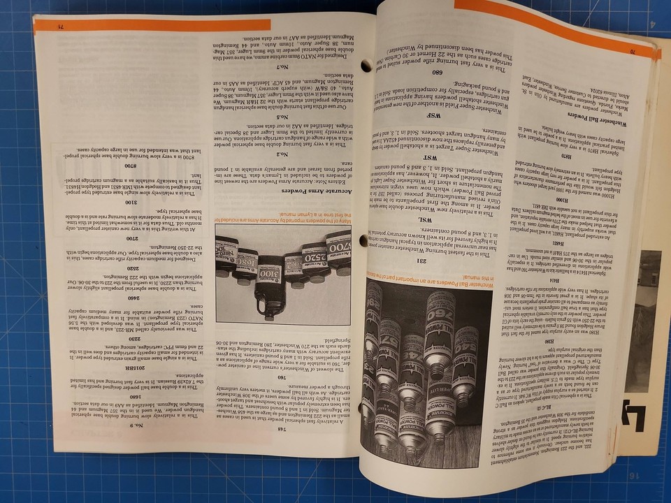 Lyman 47th Edition Reloading Handbook Manual Rifle Pistol Cartridge ...
