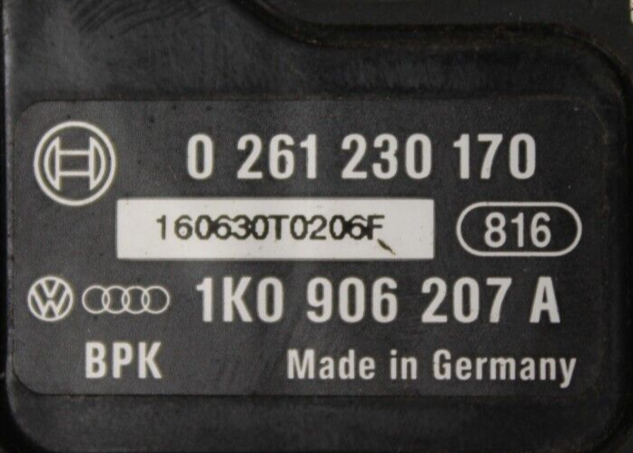 1K0906207A VW Intake Manifold Pressure Sensor 0261230170 Bosch | eBay