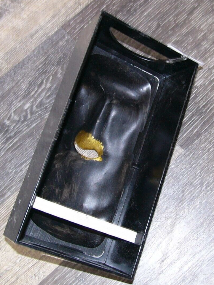 Rotary Hero Tissue Kleenex Box Holder Dispenser Face Easter Island Tiki ...