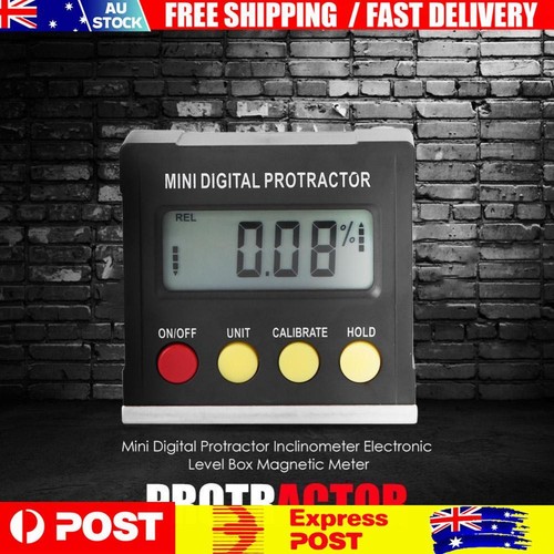 LCD Mini Electronic Level Horizontal Instrument Inclinometer Angle ...