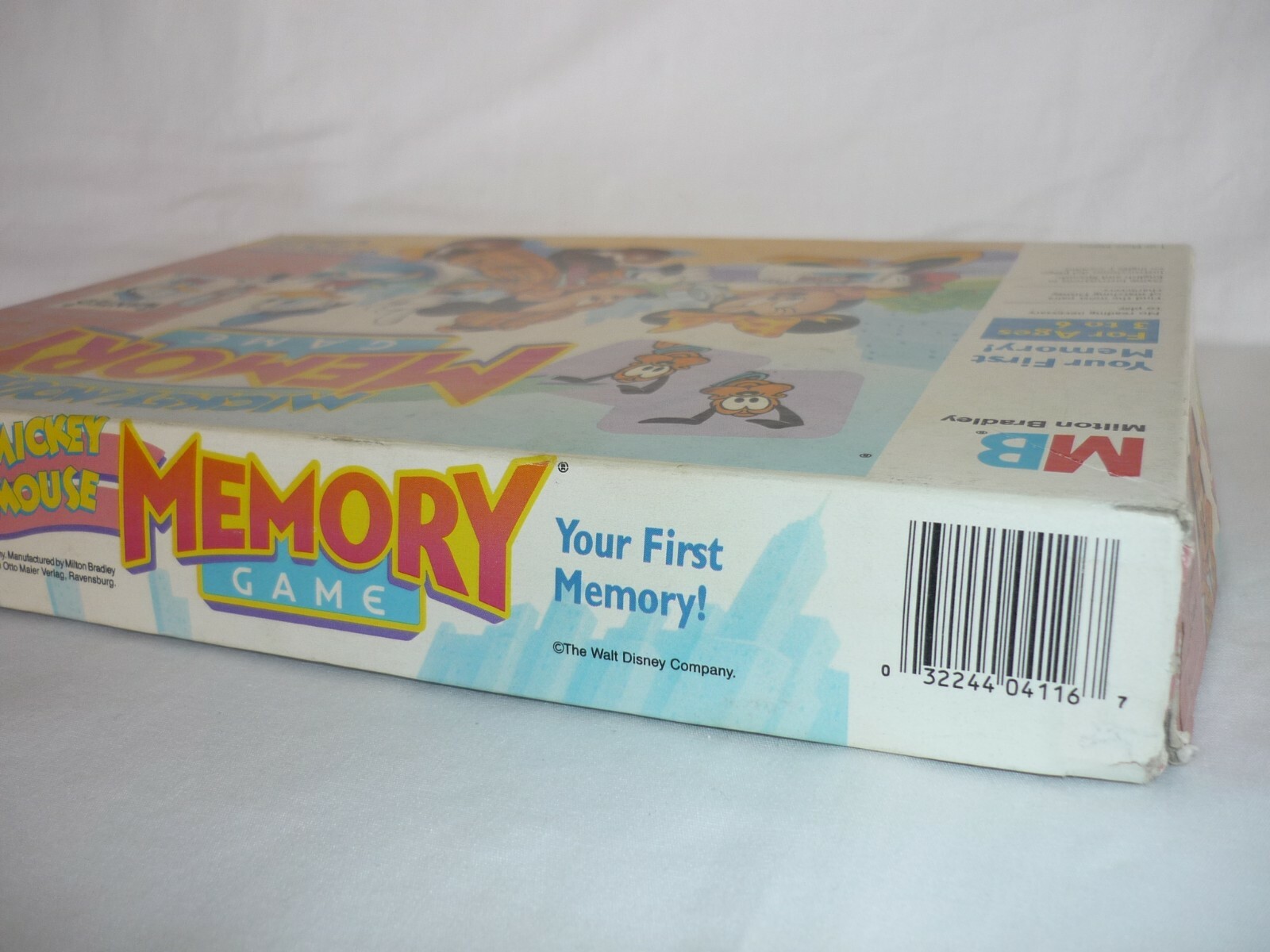 Vintage, MICKEY MOUSE, MEMORY GAME, 1990, Milton Bradley, Model 4116 | eBay