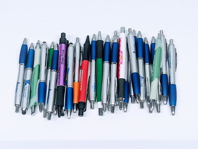 30ct Lot Retractable Misprint Pens Thick Barrel Rubber Grip: MIXED ...