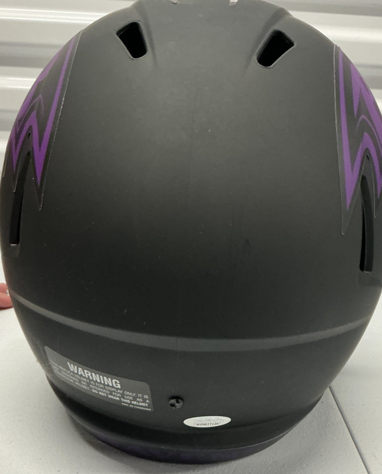 RICKY WILLIAMS "SMOKE WEED EVERYDAY" SIGNED BALTIMORE RAVENS FULL SIZE ...