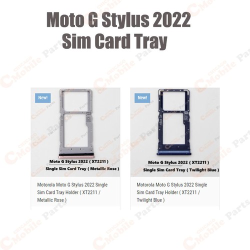 Motorola Moto G Stylus 2022 Sim Card Tray Holder ( XT2211 ) - Single | eBay