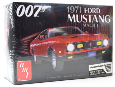 AMT James Bond 007 1971 Ford Mustang Mach I 1:25 Plastic Model Car Kit ...