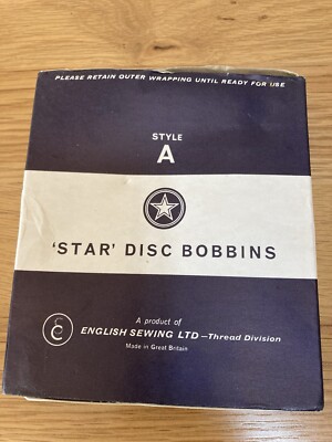 Box 72 Star Disc Bobbins Style A Of Terylene Thread | eBay UK