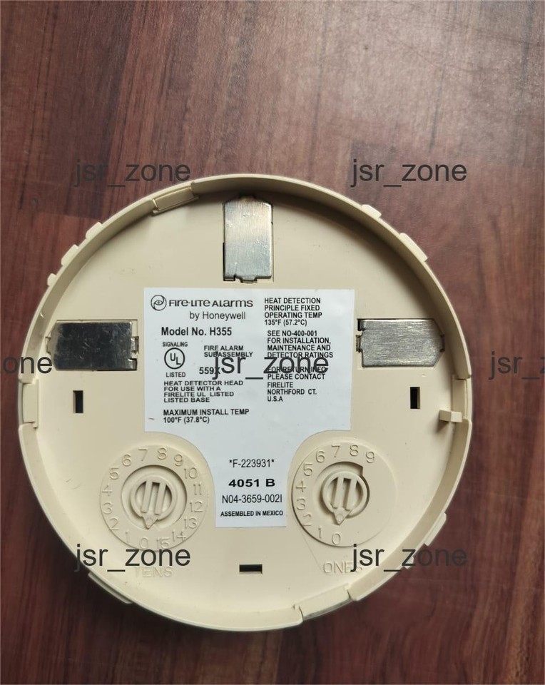 Fire Lite H355 Low Profile Addressable Smoke and Heat Detector Fire ...