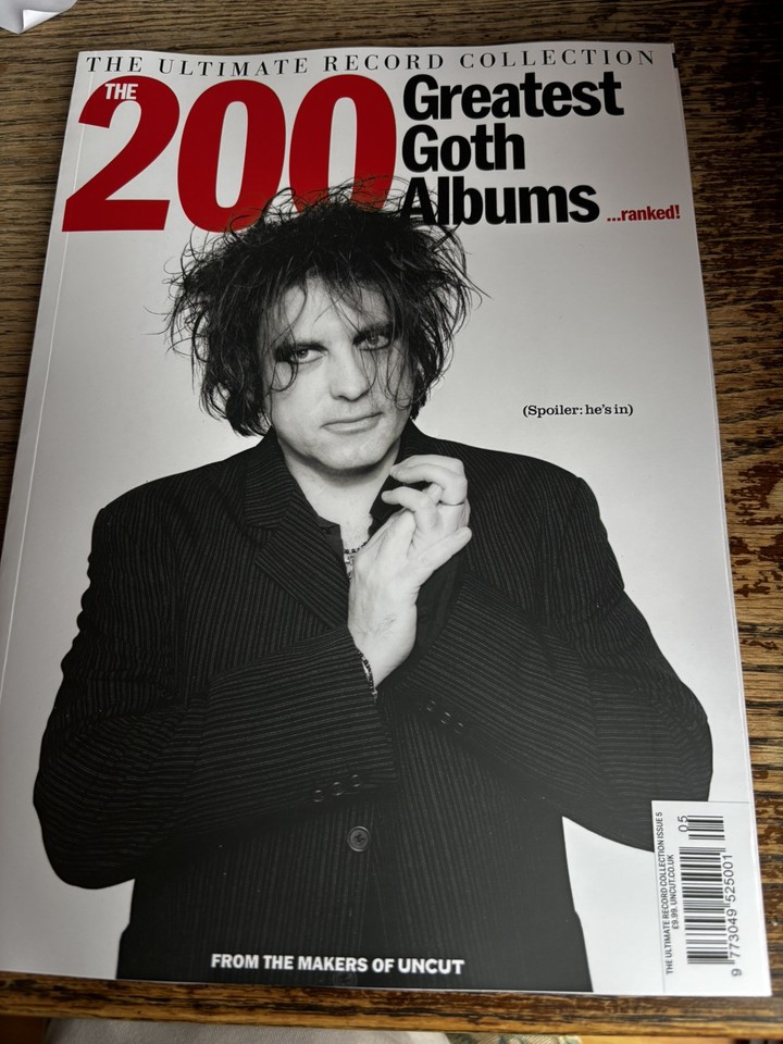 UNCUT MAGAZINE THE ULTIMATE RECORD COLLECTION THE 200 GREATEST GOTH ...