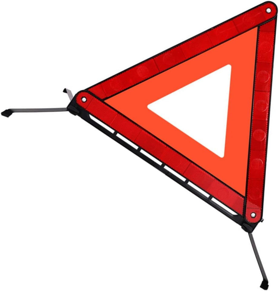 SOLUSTRE Foldable Reflective Warning Triangle Tripod Car Roadside ...