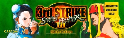 Street Fighter 3 3rd strike Arcade Marquee For Reproduction Header ...