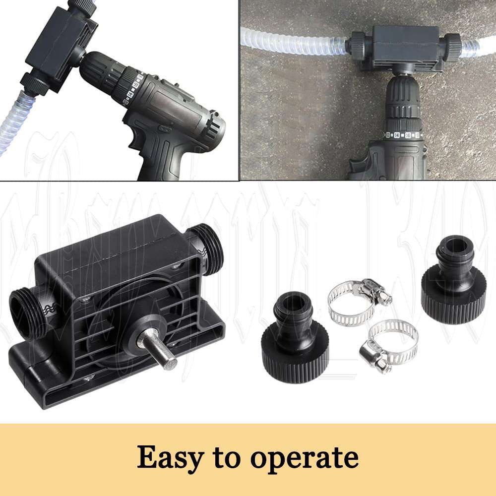 Electric Drill Pump Cordless Oil Fluid Pump Self Priming Transfer ...