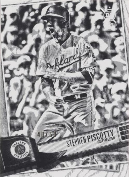 2019 Topps Big League - Stephen Piscotty #24 Artist Rendition /50 for ...