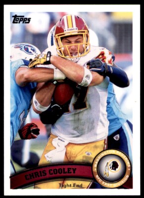 2011 Topps Chris Cooley Washington Redskins #308 1093 | eBay