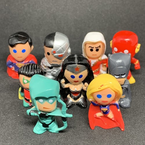 Lot of 9 DC Comics Justice League Chibis Mini Action Figure Toys | eBay