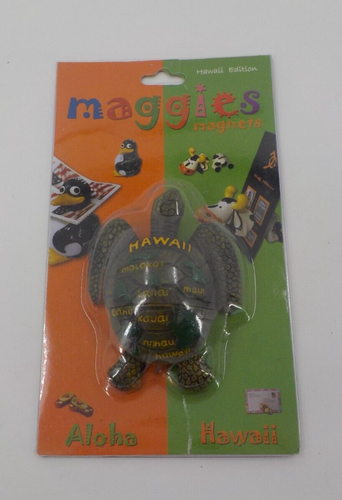MAGGIES MAGNETS HAWAII EDITION SEA TURTLE 2 PC FRONT & BACK MAGNET ...