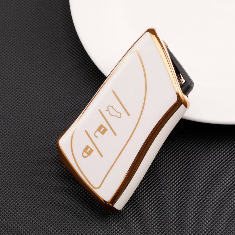 3 Button Smart Remote Key Case Fob Cover For Lexus ES IS UX NX LC500 ...