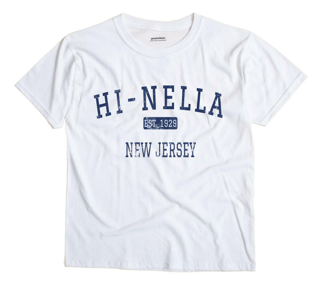 Hi-Nella New Jersey NJ T-Shirt EST | eBay