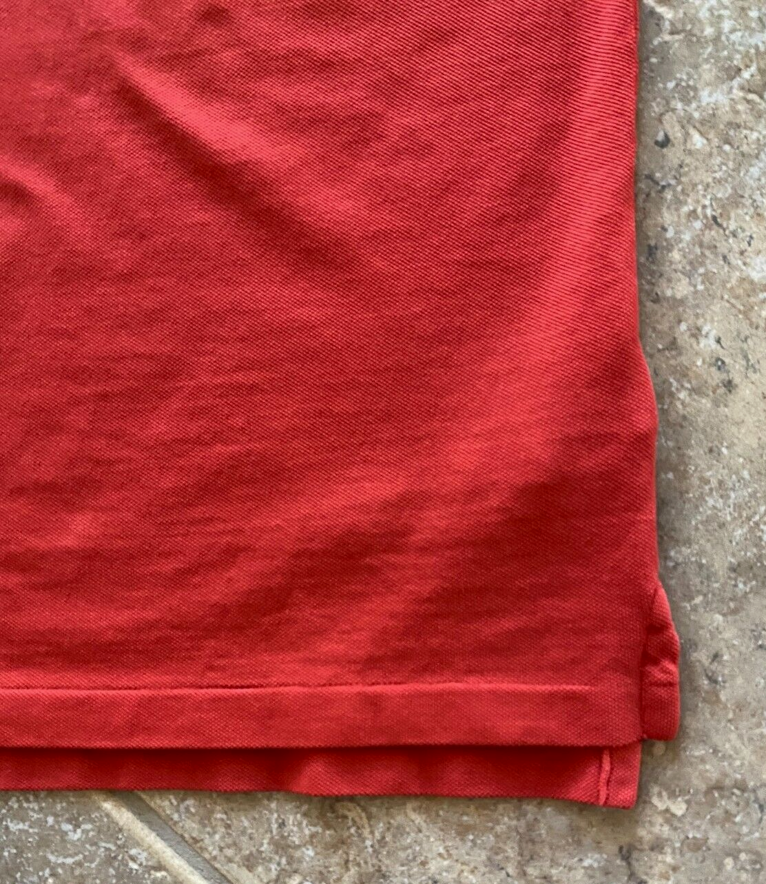 Polo Ralph Lauren Flag Package Mesh Polo Shirt Mens M Red w/Embroidery ...
