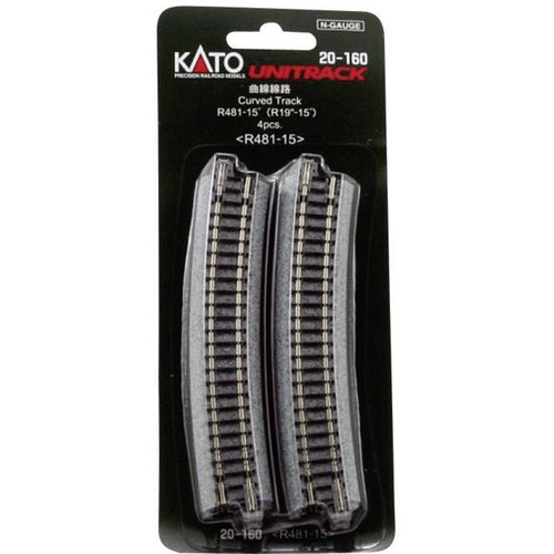 Rail courbe KATO 7078109 (N) Kato Unitrack 4 pc(s) | eBay