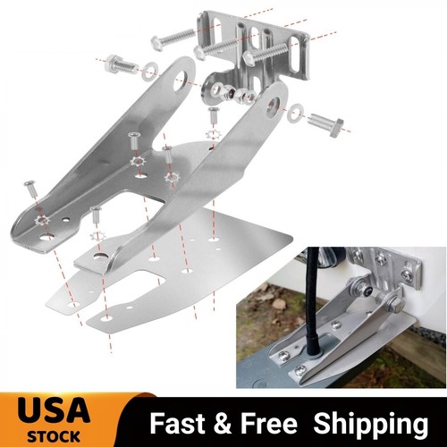 Garmin Heavy Duty Transom Mount 010-12006-11 W/spray Sheild 4/8/12pin ...