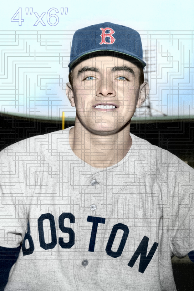 Joe Trimble - 1955 Boston Red Sox - choose a style - colorized print | eBay