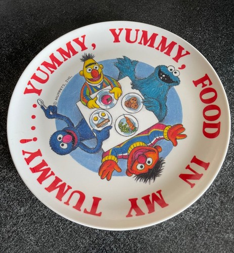 The Muppets - Yummy Food in My Tummy Plate - Peter Pan Ind. - 8" | eBay