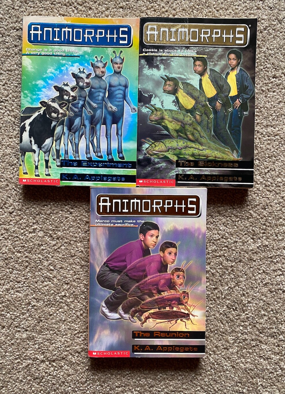 Animorphs Vintage 90s Paperback LOT of 5 (#28 - #32) by K.A. Applegate ...