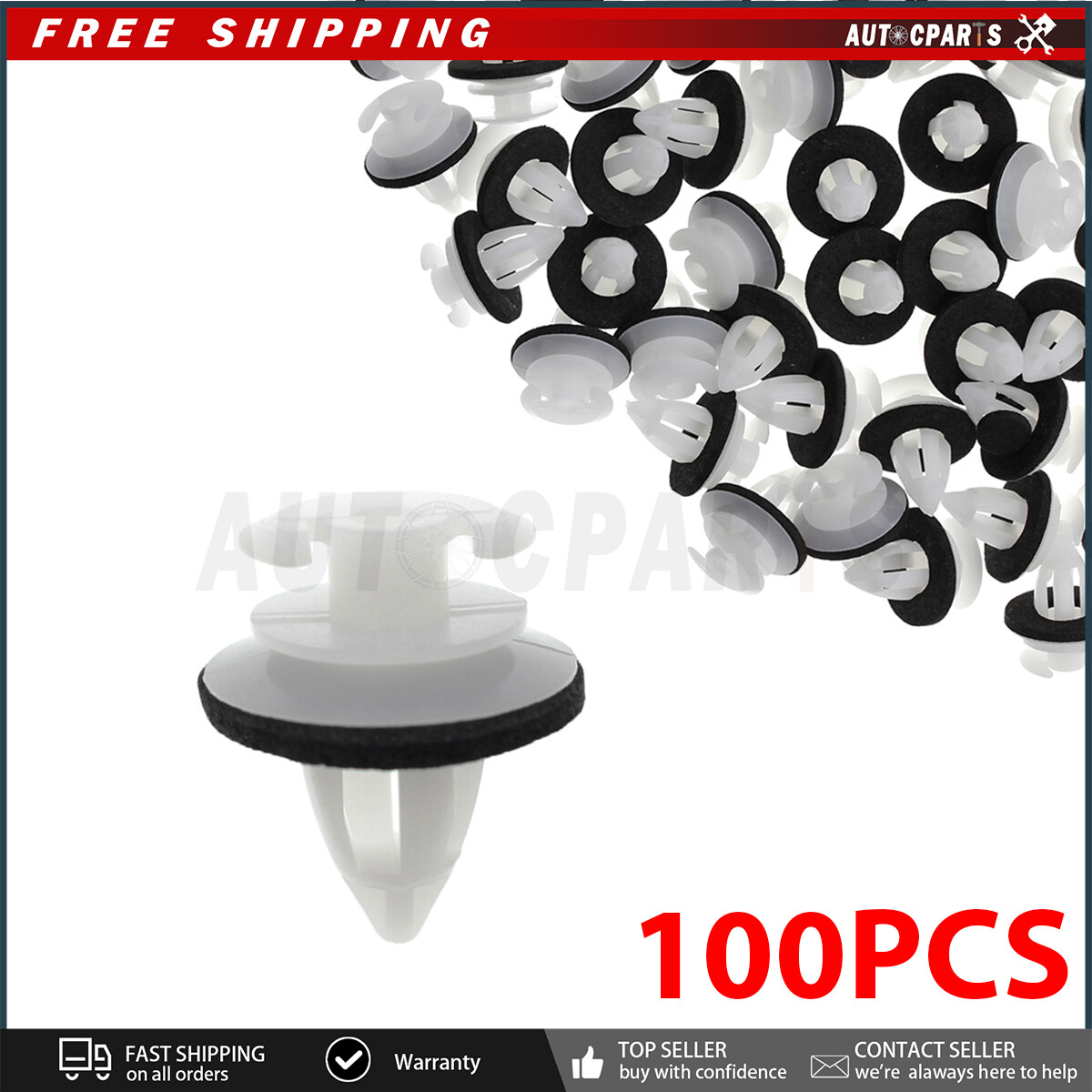 100pcs Door Trim Panel Clips for BMW 3 SERIES 318i 318is 318ti 320i ...