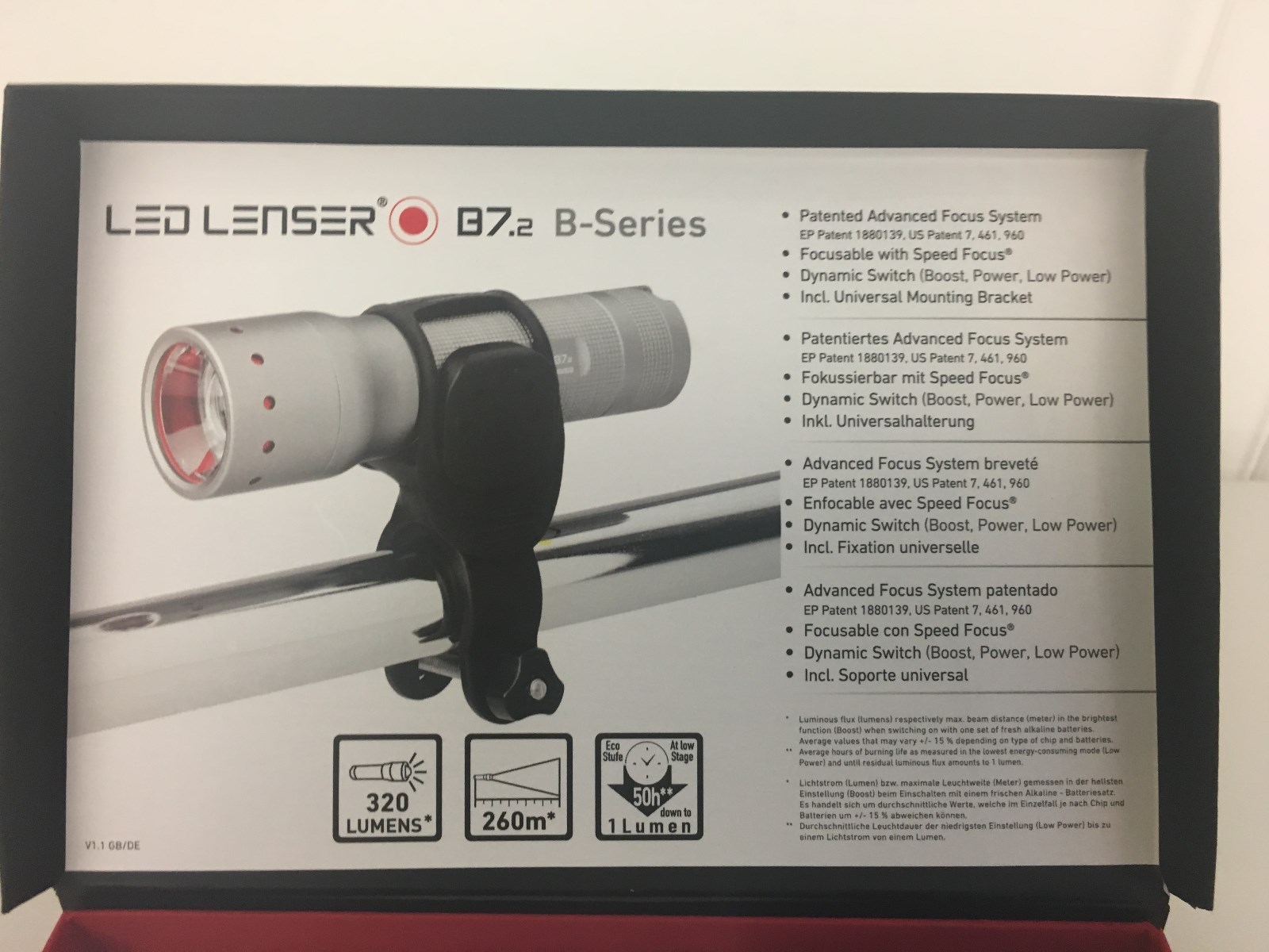 LED Lenser B7.2 Inkl. 4x AAA Halterung online kaufen | eBay