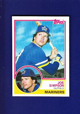 Joe Simpson 1983 Topps MLB Baseball #567 (NM) Seattle Mariners | eBay