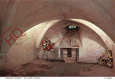 Picture Postcard::Bosham Church, the Crypt Chapel [Judges] | eBay