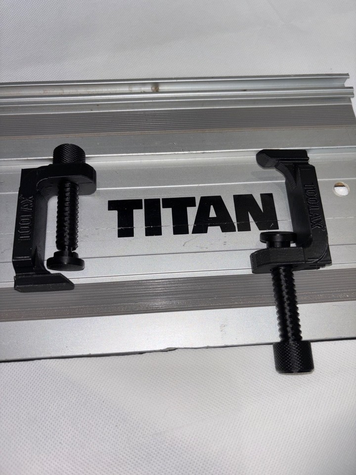 Titan Track Saw Guide Rail G-Clamp All-In-one (PK-2) Complete! | eBay UK