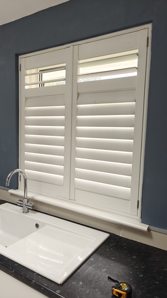 Hilarys Full Length Window Shutters -Premium Craftwood | eBay UK