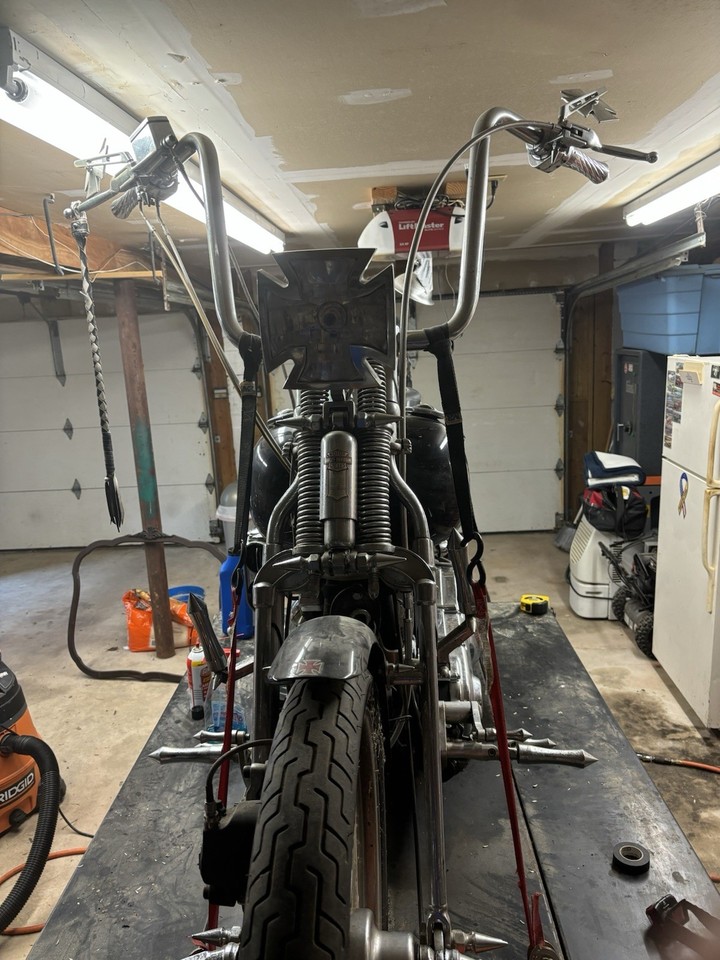 1989 Springer Softail Actually Has Historic Plates Custom Rebuilt In ...