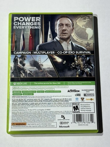 [Clean][CIB] Call of Duty: Advanced Warfare Day Zero Edition (Xbox 360 ...