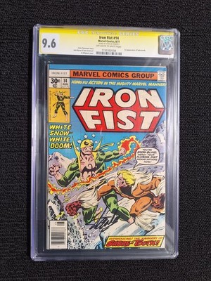 Iron Fist #14 CGC 9.6 Marvel Comics 1977 – 1st Sabretooth Signed By ...