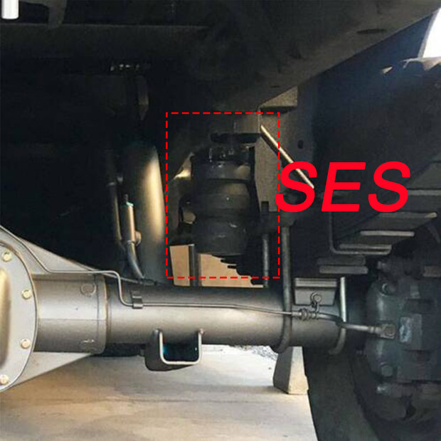 Rear Suspension Rubber Helper Spring Kit For 03-13 Dodge Ram 1500 2500 ...