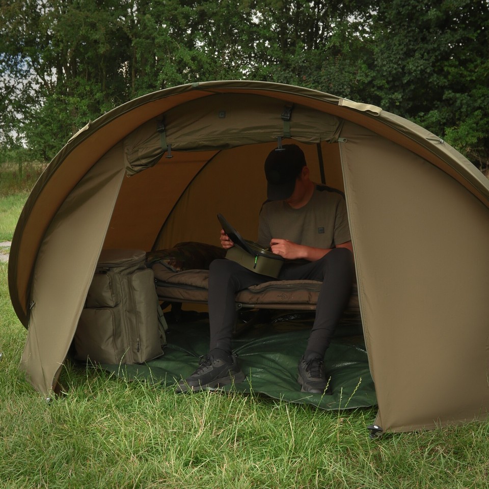 Carp fishing Speedflex Bivvy Pop Up Easy Shelter One Man Size - Carper ...