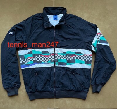 Nike John McEnroe Challenge Court Checkerboard Tech Tennis Jacket ...