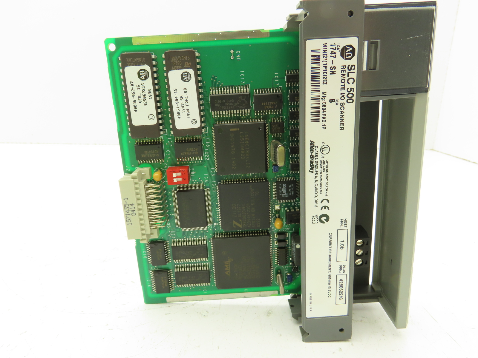 Allen-Bradley 1746-sn Ser B Slc500 PLC Remote Scanner Module for sale ...