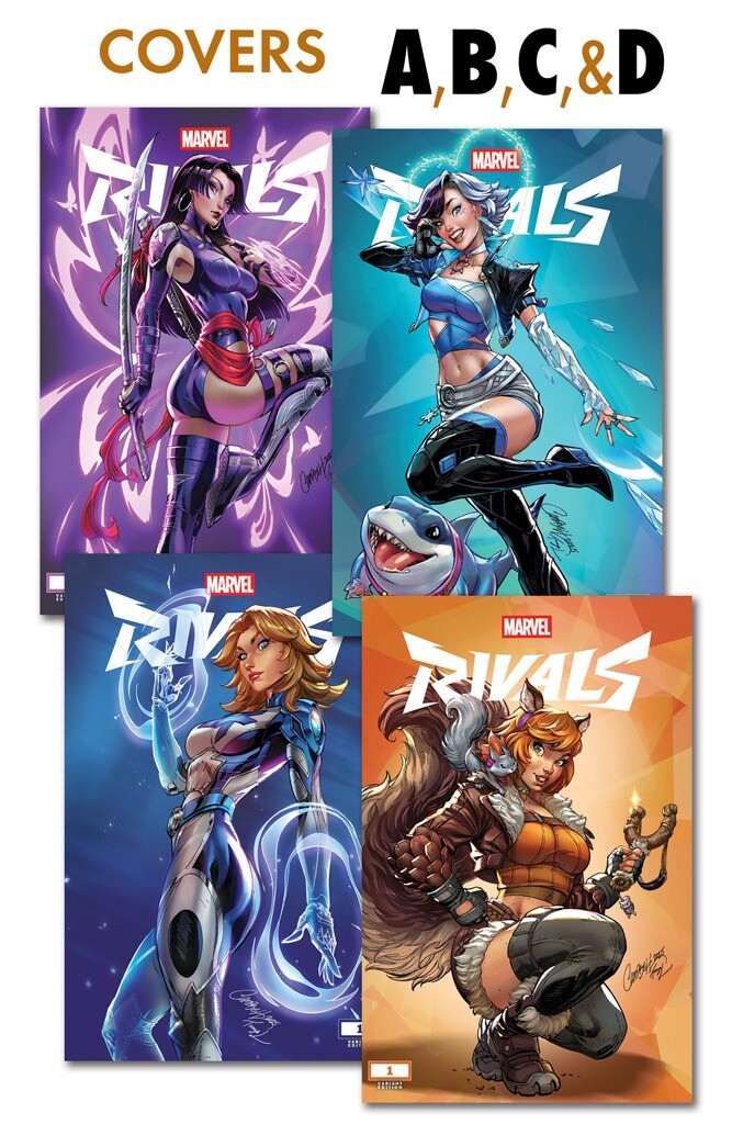 *IN HAND* Marvel Rivals #1 JSC Campbell Exclusive ABCD 4 Book Set NM ...