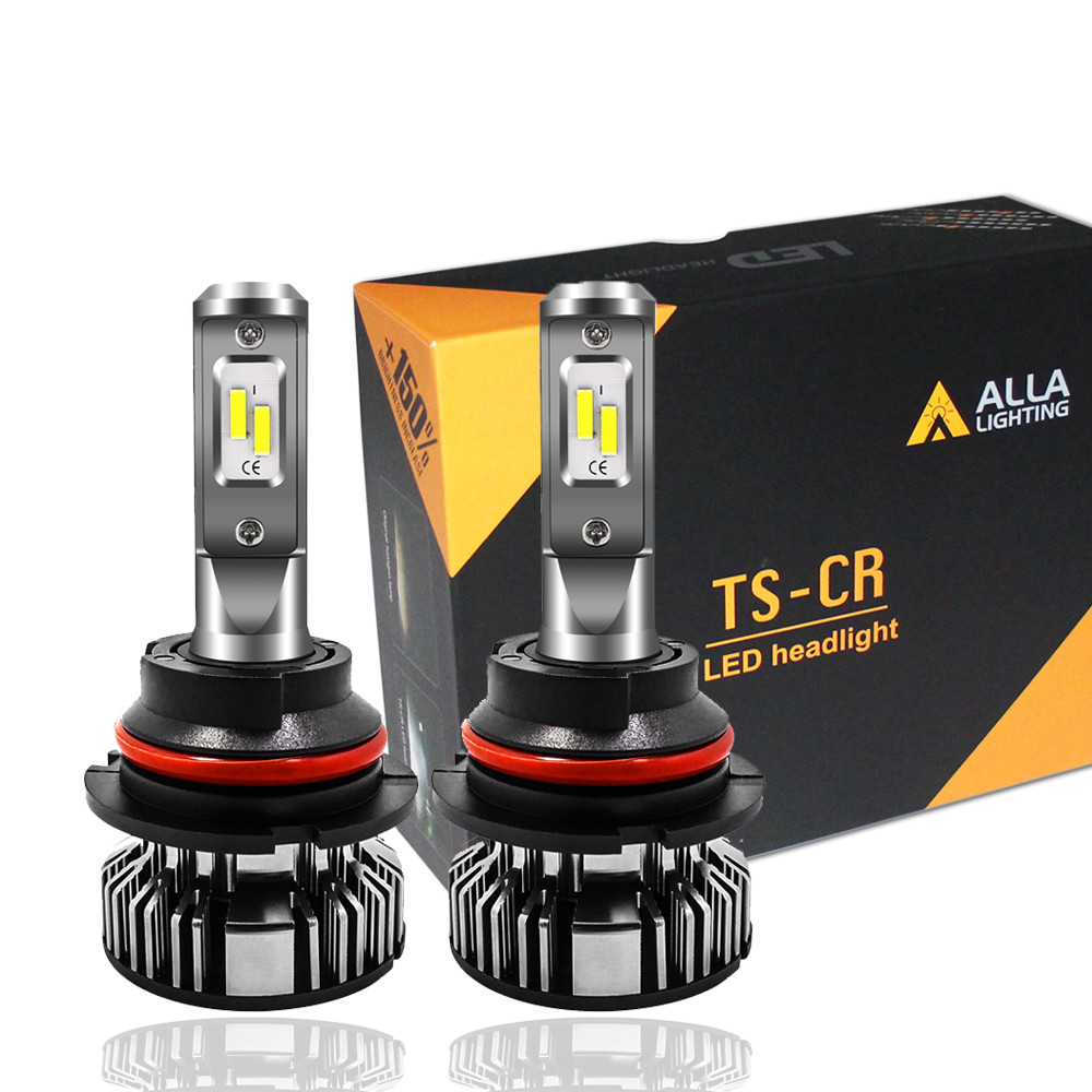 Alla Lighting LED White 9004XL Headlight Bulb,Removable Chunk Fit OEM ...