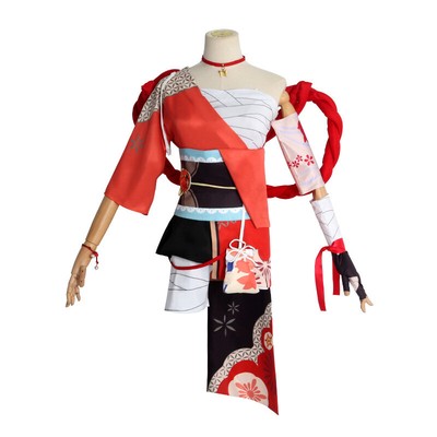 Genshin Impact Yoimiya Cosplay Costume Halloween Costume for Women ...