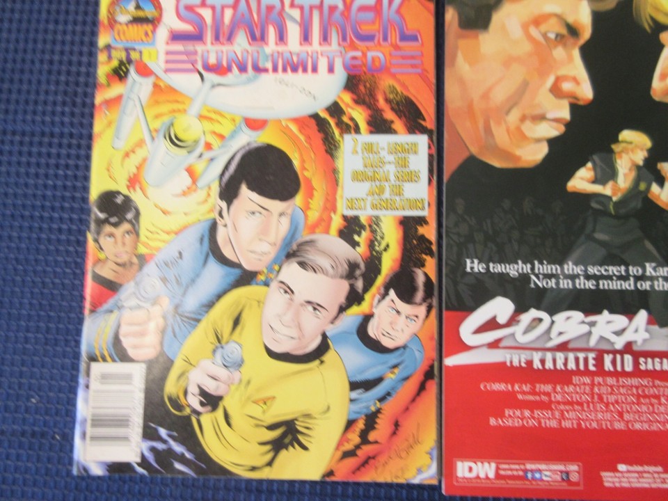 Lot of 6 Star Trek Comic Books - Marvel Paramount Comics - Good Cond ...