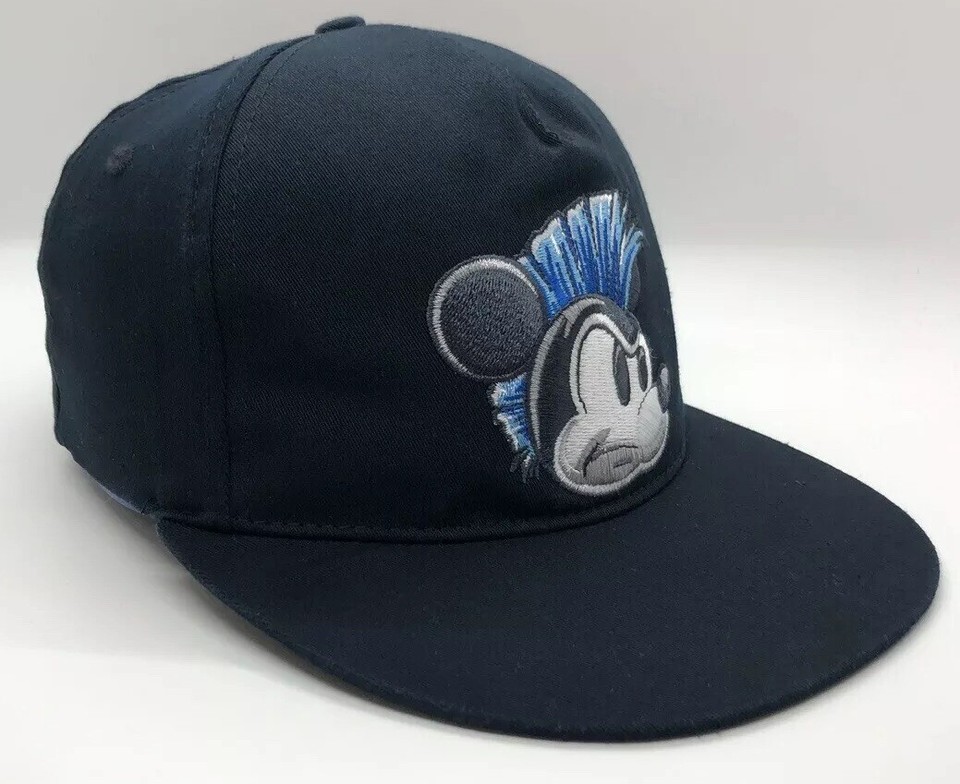 Mickey Mouse Mohawk Cap Hat Graffiti Fitted Flexible Youth Cotton ...