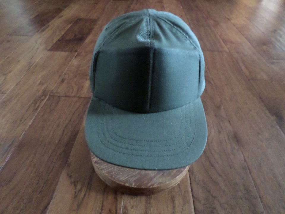 VINTAGE U.S MILITARY HAT ARMY HOT WEATHER OD GREEN BASEBALL CAP SIZE 7 ...