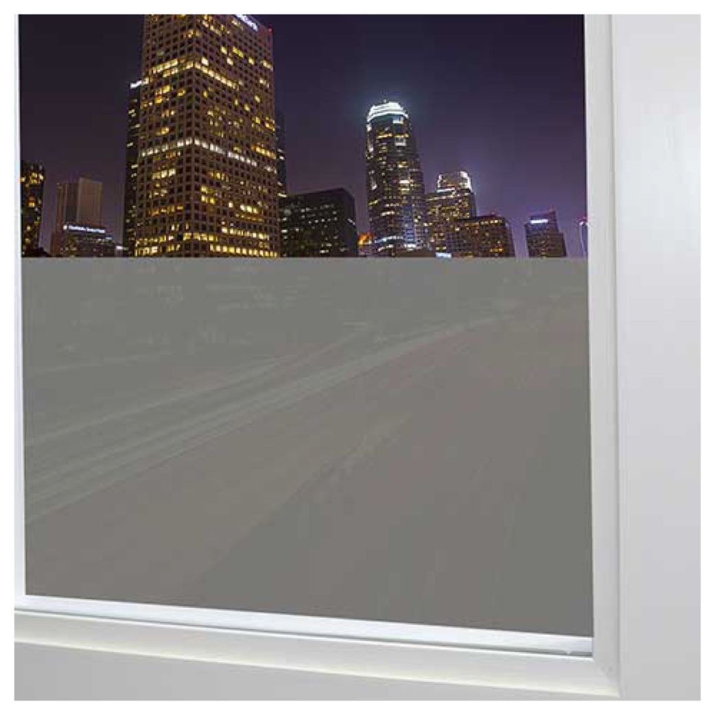 WHITE OR BRONZE FROSTED PROLINE WINDOW FILM PRIVACY DECORATIVE COLOR ...