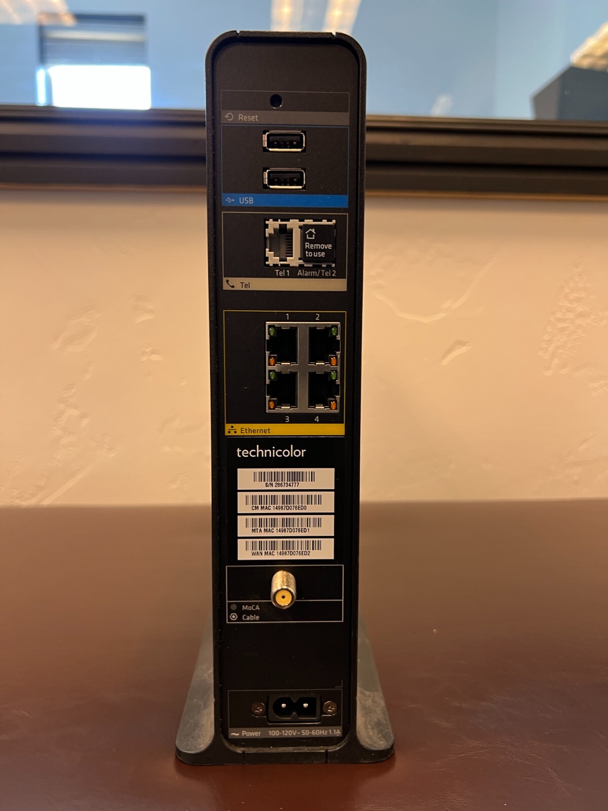 Technicolor DPC3941B Comcast Business Dual Band WiFi Cable Modem Router ...