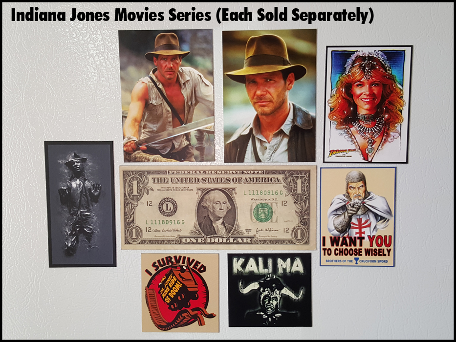 Fridge Fun Refrigerator Magnet INDIANA JONES "I WANT YOU TO CHOOSE ...