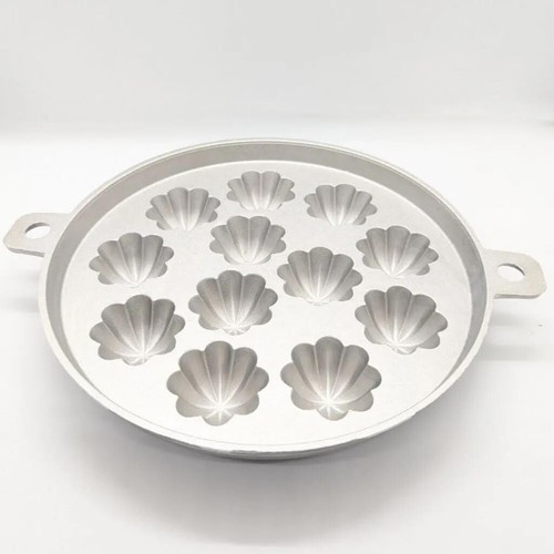 12 cavity Rare Madeleine Cornbread Turks Head Bahulu Sponge Cake mold ...